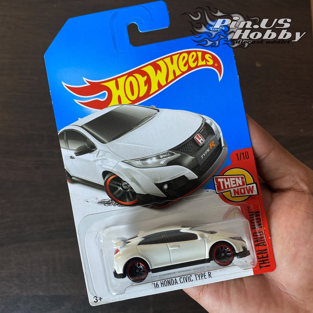 PUTIH Hotwheels 16 HONDA CIVIC TYPE R WHITE / WHITE, ORIGINAL HOT ...