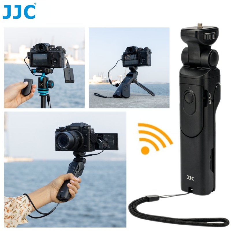 JJC Camera Tripod Grip Wireless Remote Control Shutter for Fuji Fujifilm XE5 XM5 XT50 X100VI ...