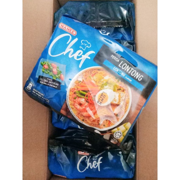 Mamee Chef Instant Noodles in Carton - Lontong/Curry Laksa/Tom Yam Thai ...