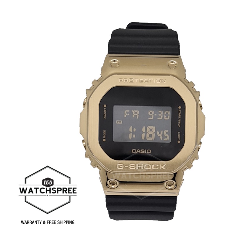 Casio G-Shock Standard Square-Faced Digital Black Resin Band Watch ...