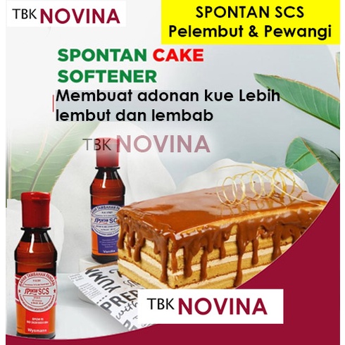 Spontan SCS / Wysman Liquid 60ml / Softener for Cakes and Martabak ...