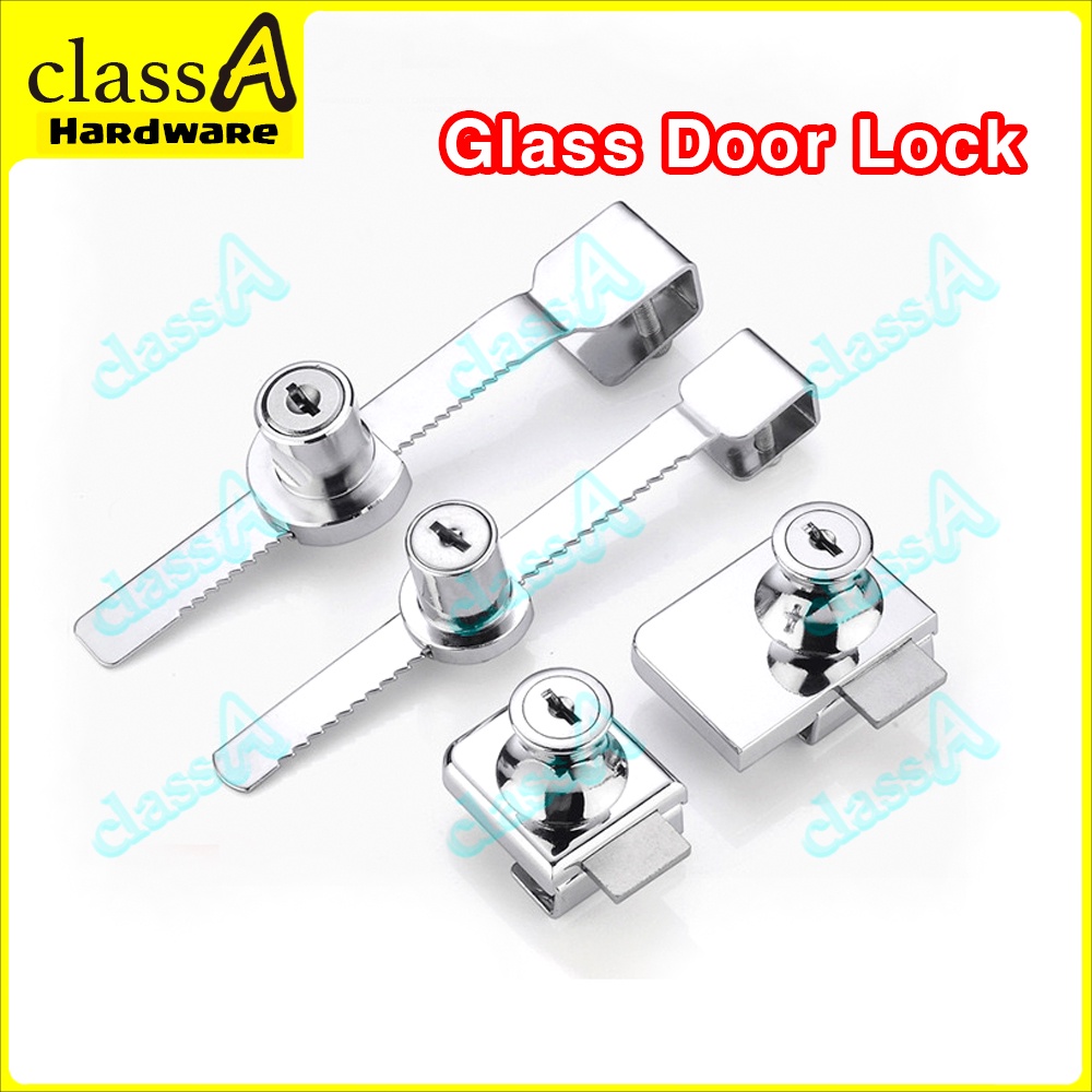 Classahw Glass Door Sliding Show Case Window Lock Glass Door Lock ...