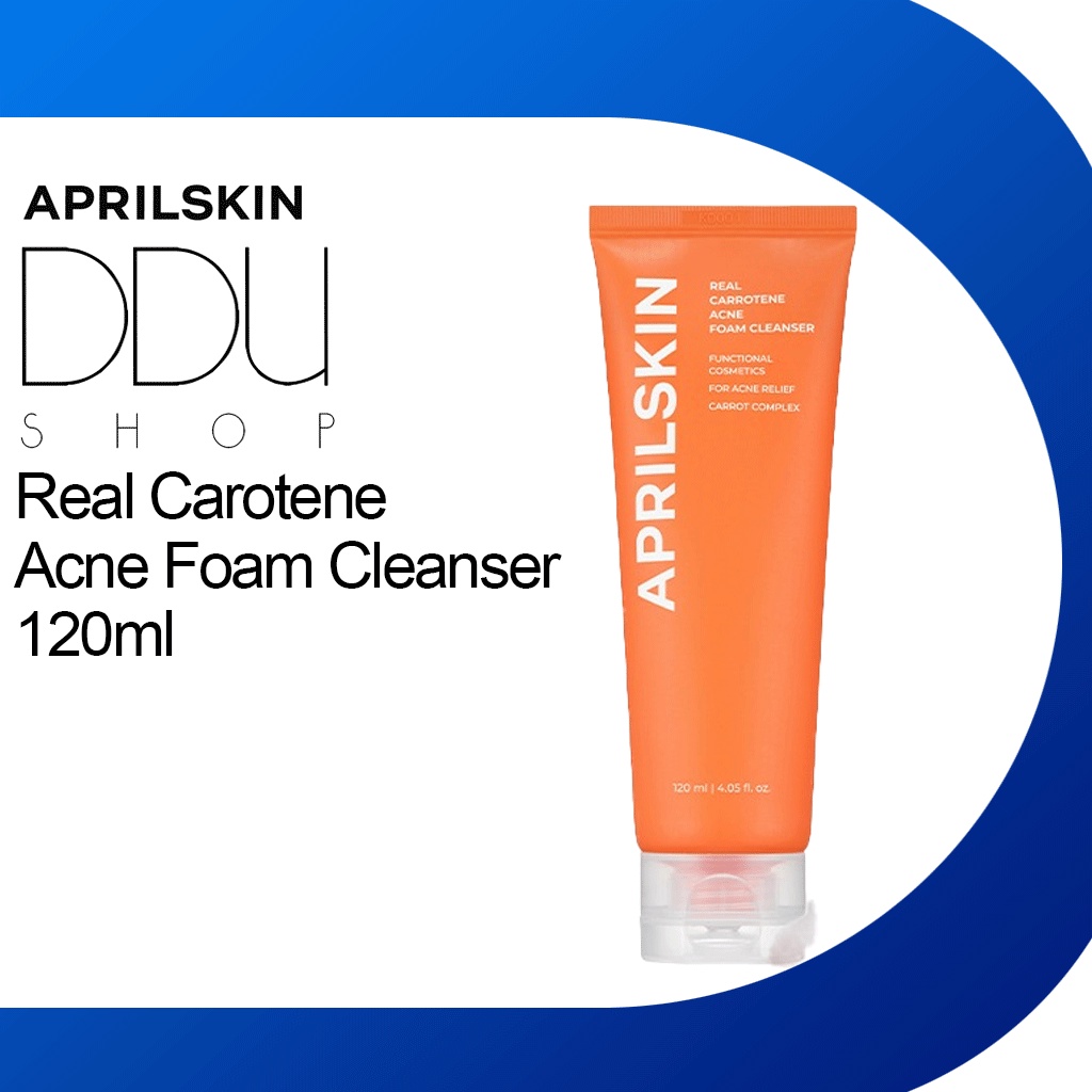 Aprilskin / Real Carotene Acne Foam Cleanser/ 120ml | Shopee Singapore