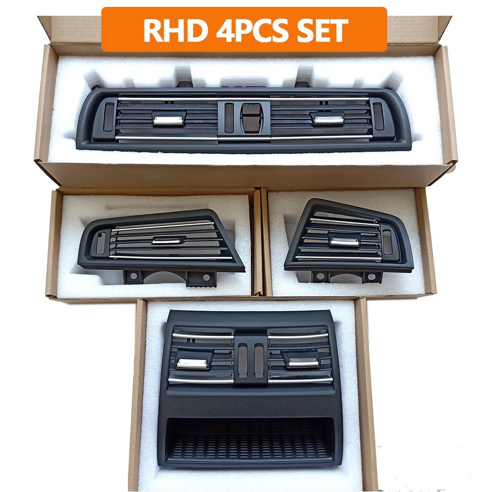 RHD Front Left Right Rear AC Conditioner Chromed Air Vent Grille Cover ...