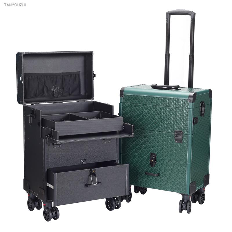 Beauty Trolley Cosmetic Case,Nails Makeup Toolbox, Beauty Box on Wheels ...