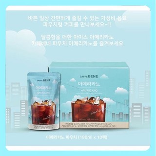 [Caffe Bene 1ea] Coffee, Ade Drink Pouch 10 Series Korean Drink Food ...