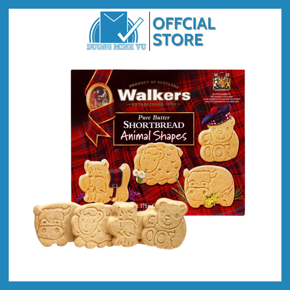 Walkers Animal Shapes Animal Shapes Butter Biscuits 175g | Shopee Singapore