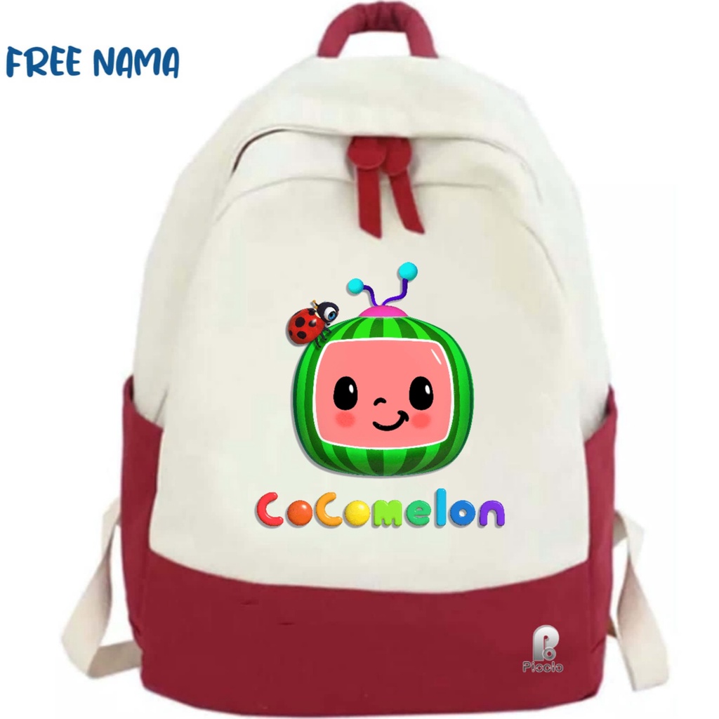 Children's SCHOOL BACKPACK COCOMELON MOTIF SCHOOL BACKPACK | Shopee ...