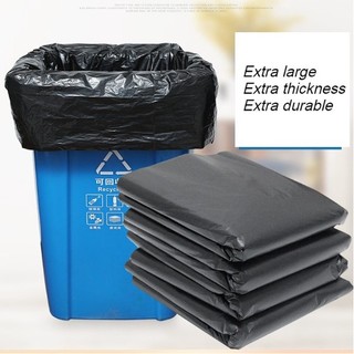 Large Black Garbage Bag Domestic Bin Bag, Trash Bag Extra Strong Black ...