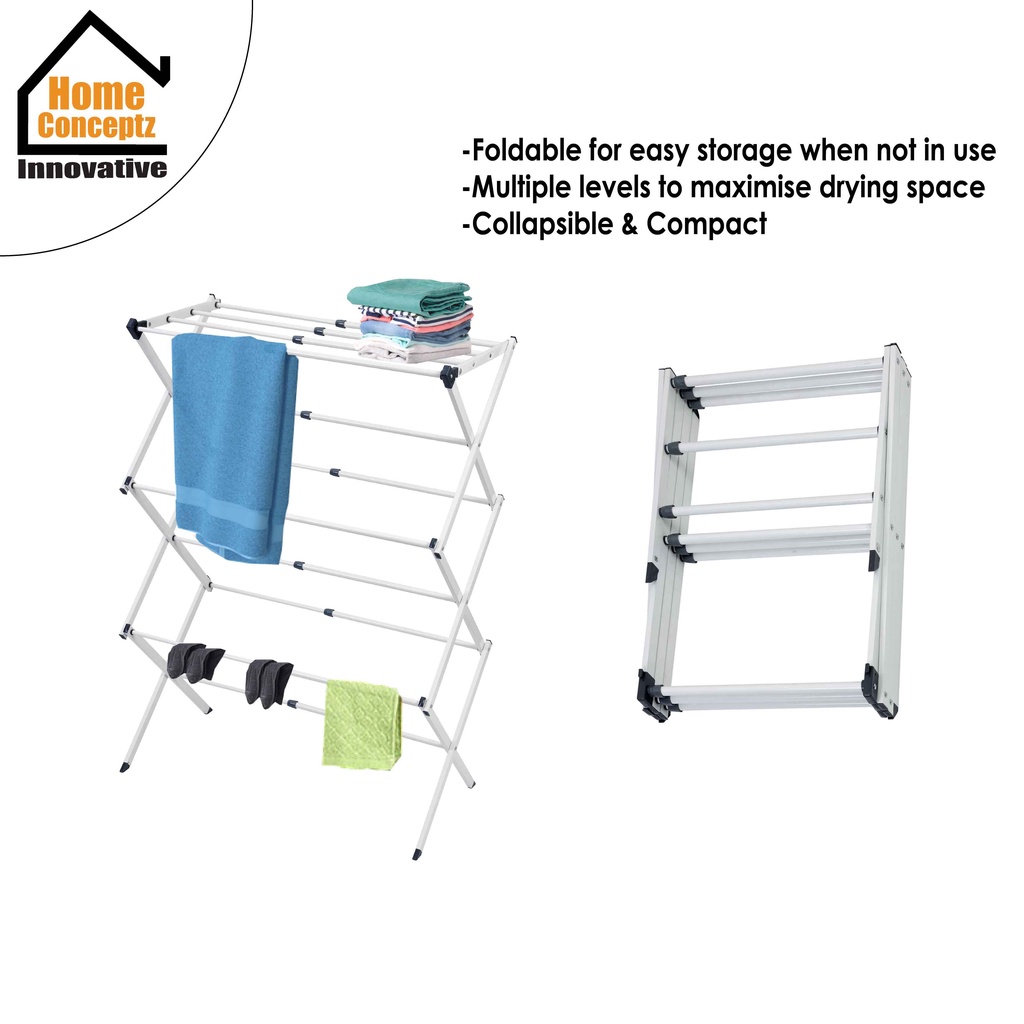 Multi-functional Collapsible Laundry Rack | Shopee Singapore