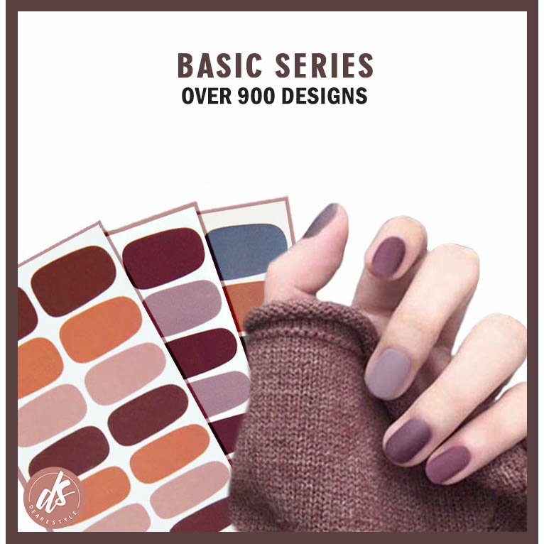 💖[SG] 900 Design 🎀 Fake Nail Stickers / False Nails Art Sticker ...