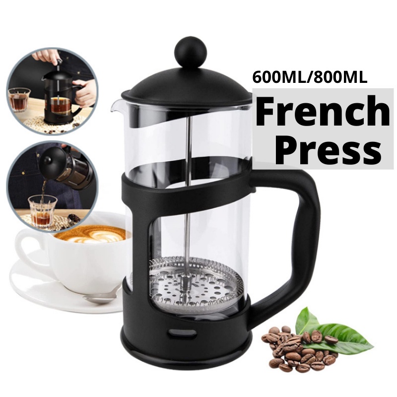 {SG} 350ml 600ml 800ml French Press Portable Coffee Maker Heat ...