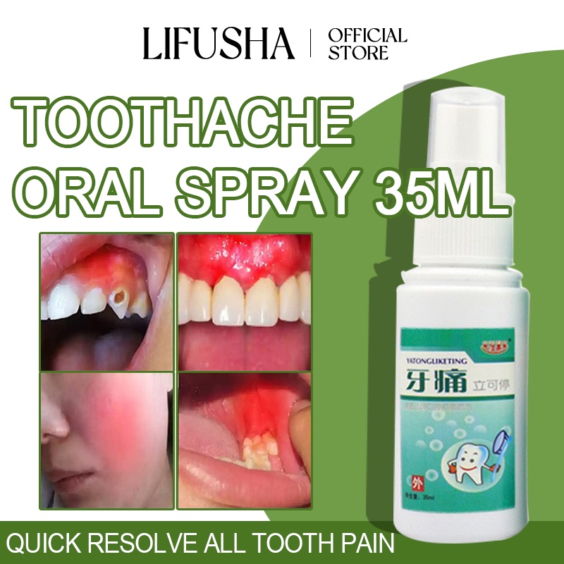 Toothache Oral Spray Relieves Periodontitis Tooth Decay Pains Toothache ...