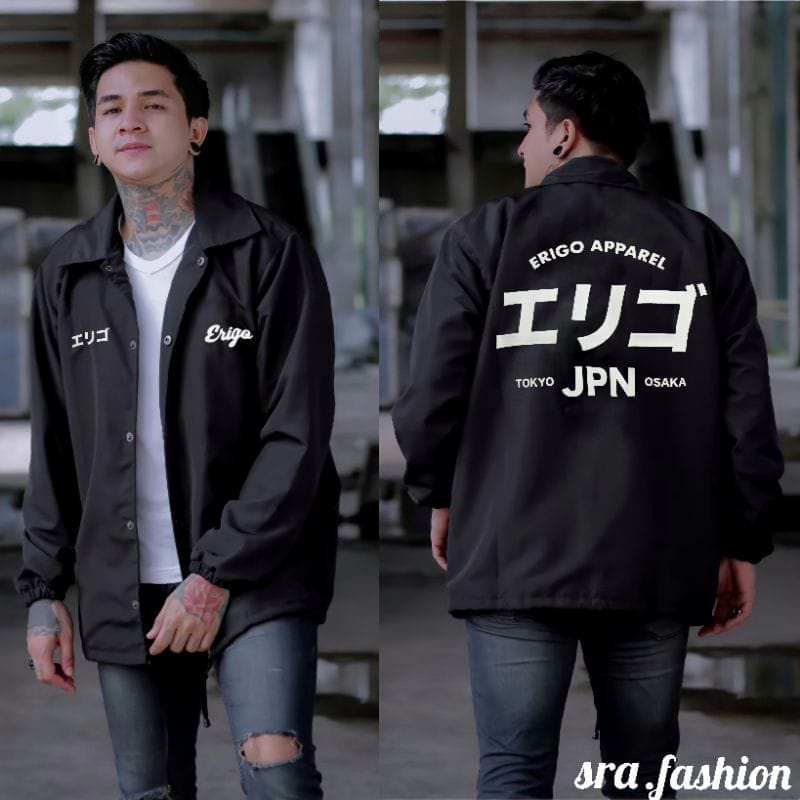 Japanese Men's COACH Jacket/Latest Cool Parachute Jacket/WINDBREAKER ...