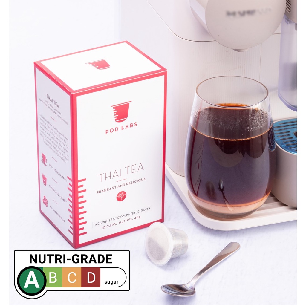 Pod Labs Nespresso Compatible Thai Tea (10 Capsules) EXP:04APR2026 | Shopee Singapore