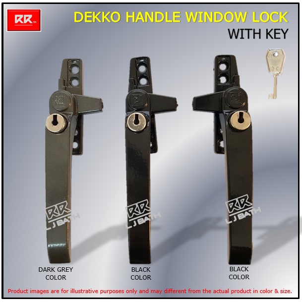 DEKKO HANDLE WINDOW LOCK WITH KEY (LEFT/RIGHT) | Shopee Singapore