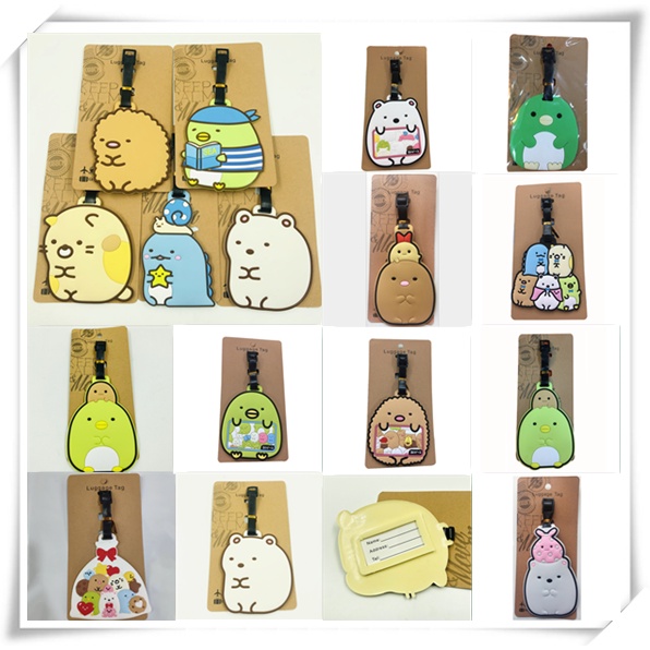 Corner Creature Cartoon Luggage Tag Sign Boarding Pass | Shopee Singapore