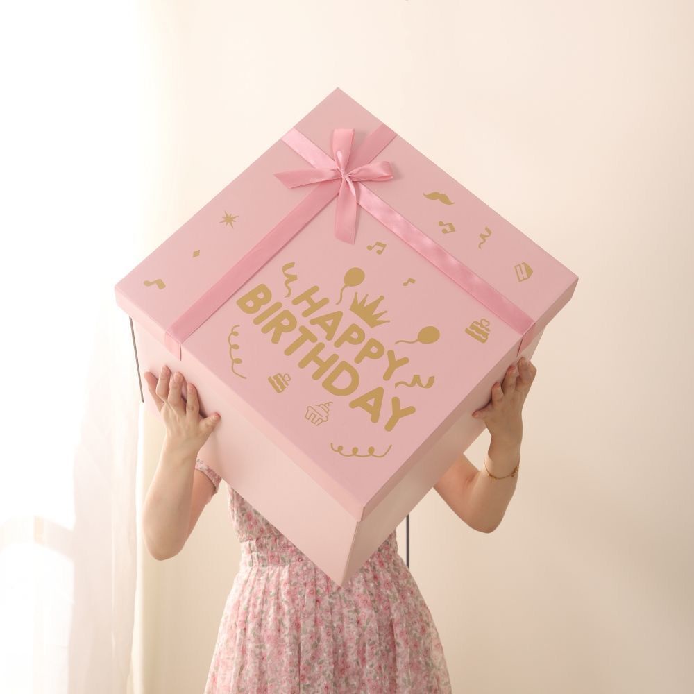 Oversized Birthday Gift Box Box Pink Surprise Box for Girlfriend Trunk ...