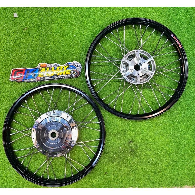 RIM ALLOY 17 x 1.60 + HUB CHROM PNP MOTOR YAMAHA NVX / AEROX | Shopee ...