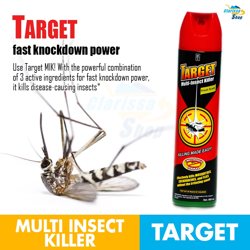 Personal Collection Target Multi Insect Killer Spray 600ml Anti-Dengue ...