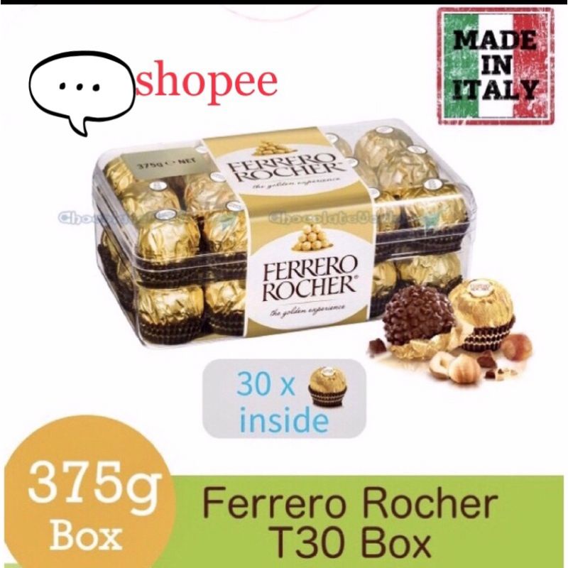 5 DAY ONLY(BMF) FERRERO ROCHER T30 375G (1 BOX = 30 pcs / 3 BOX = 90 ...