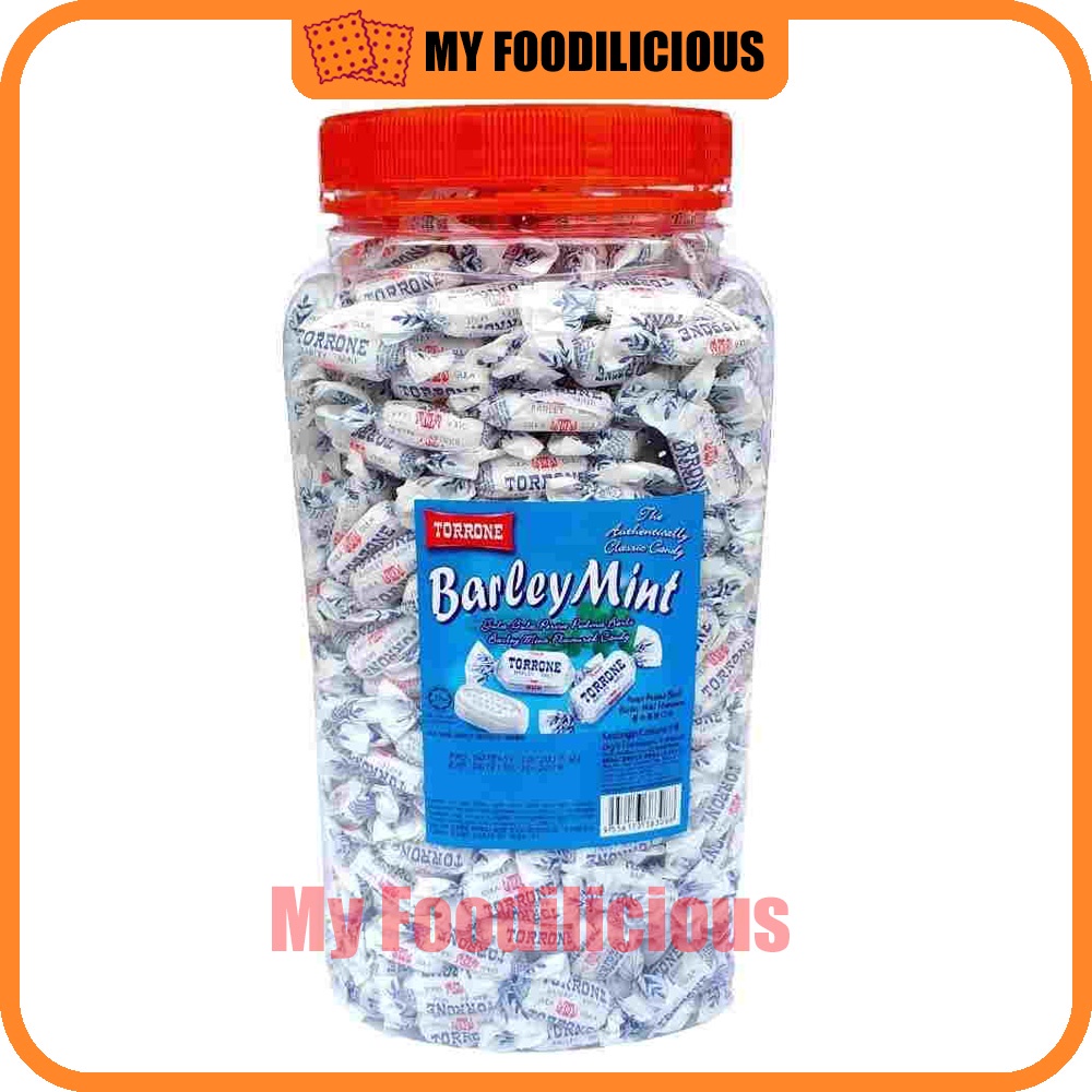 Torrone Candy Jar 600pcs Orange/Barley Mints/Choco Mint/ Butter Mint Sweet Candy Party Birthday ...
