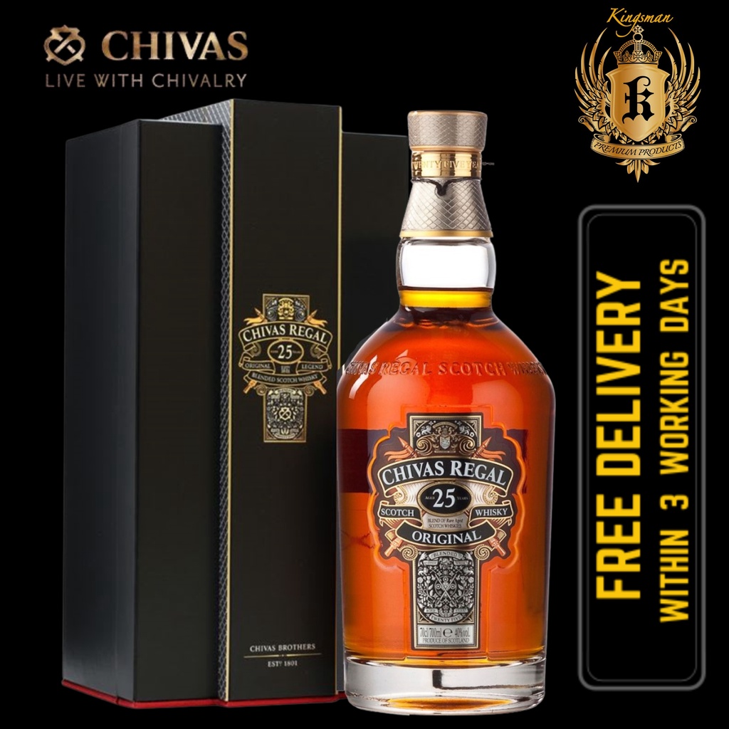 Chivas Regal 25 Years 70cl (with box) | Shopee Singapore