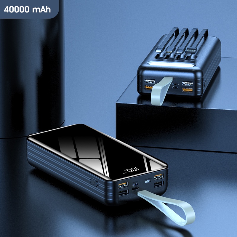 HXR 4 Cable PowerBank Large Capacity 40000 50000 80000 100000 mah ...