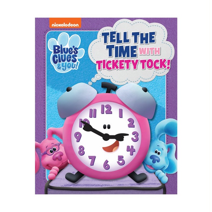 Blues Clues Tell The Time Story Book For Kids With Clock To Learn About ...