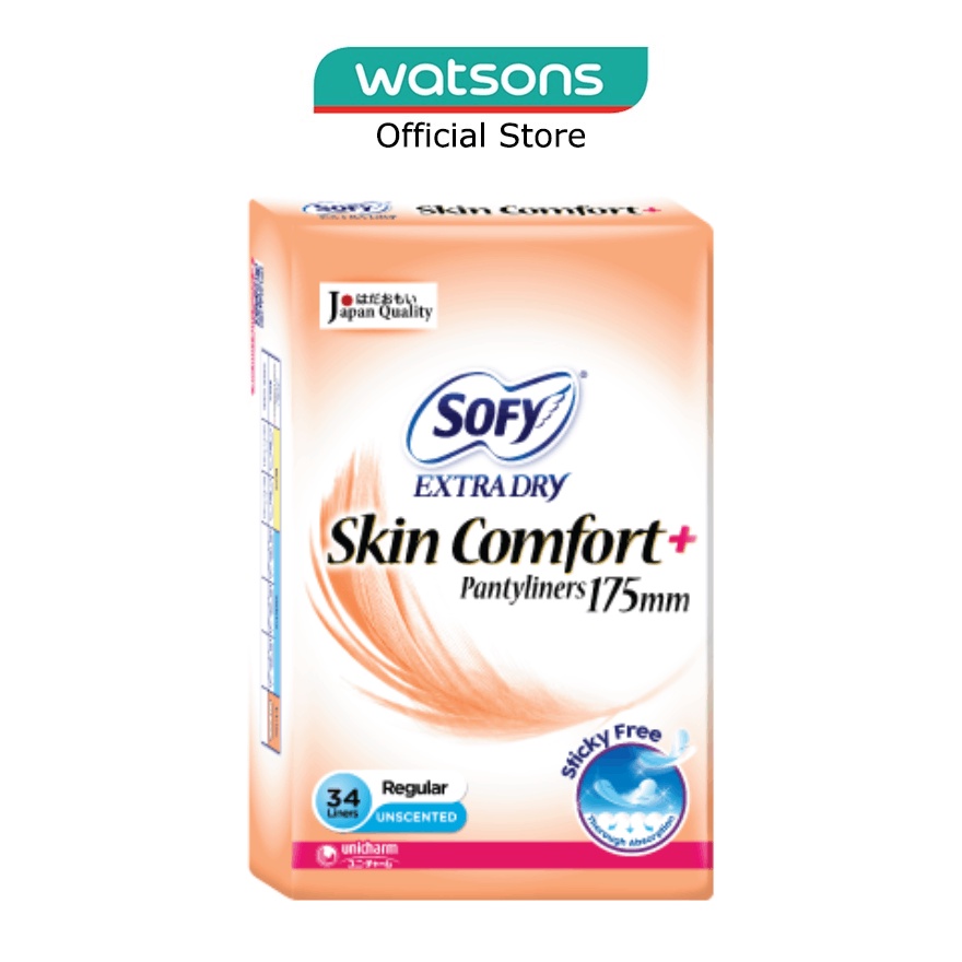 SOFY Extra Dry Pantyliners 175mm 34's | Shopee Singapore