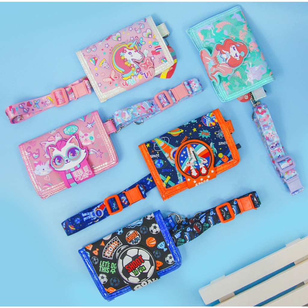 Vest wallet Children's mini wallet lanyard/Children's 2-3-fold wallet ...