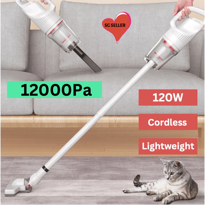 Warehouse Moving Sales 12000pa 120w Cordless 2 In 1 Vacuum Cleaner