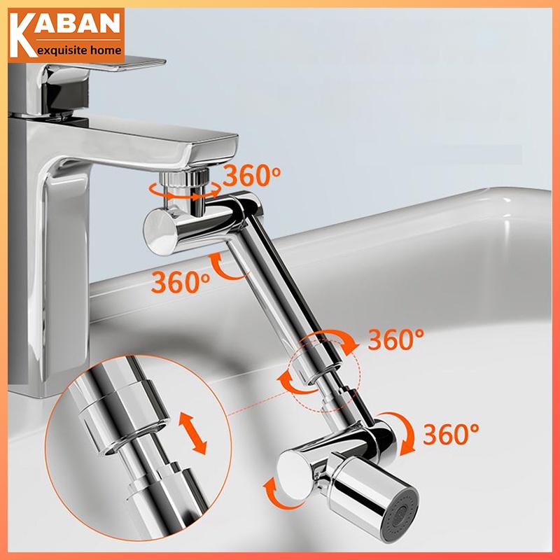 【In stock】 New rotatable faucet extender 1440° mechanical arm universal ...