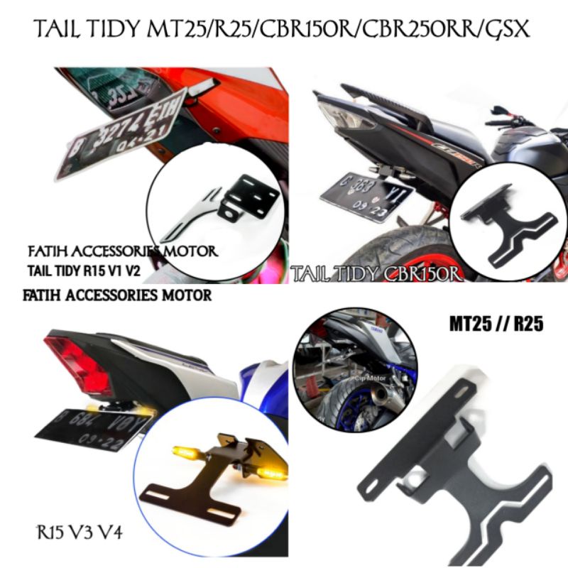 Complete Package Tail tidy Tailtidy XSR CBR150 R25/MT25 ADV 160 Vario ...