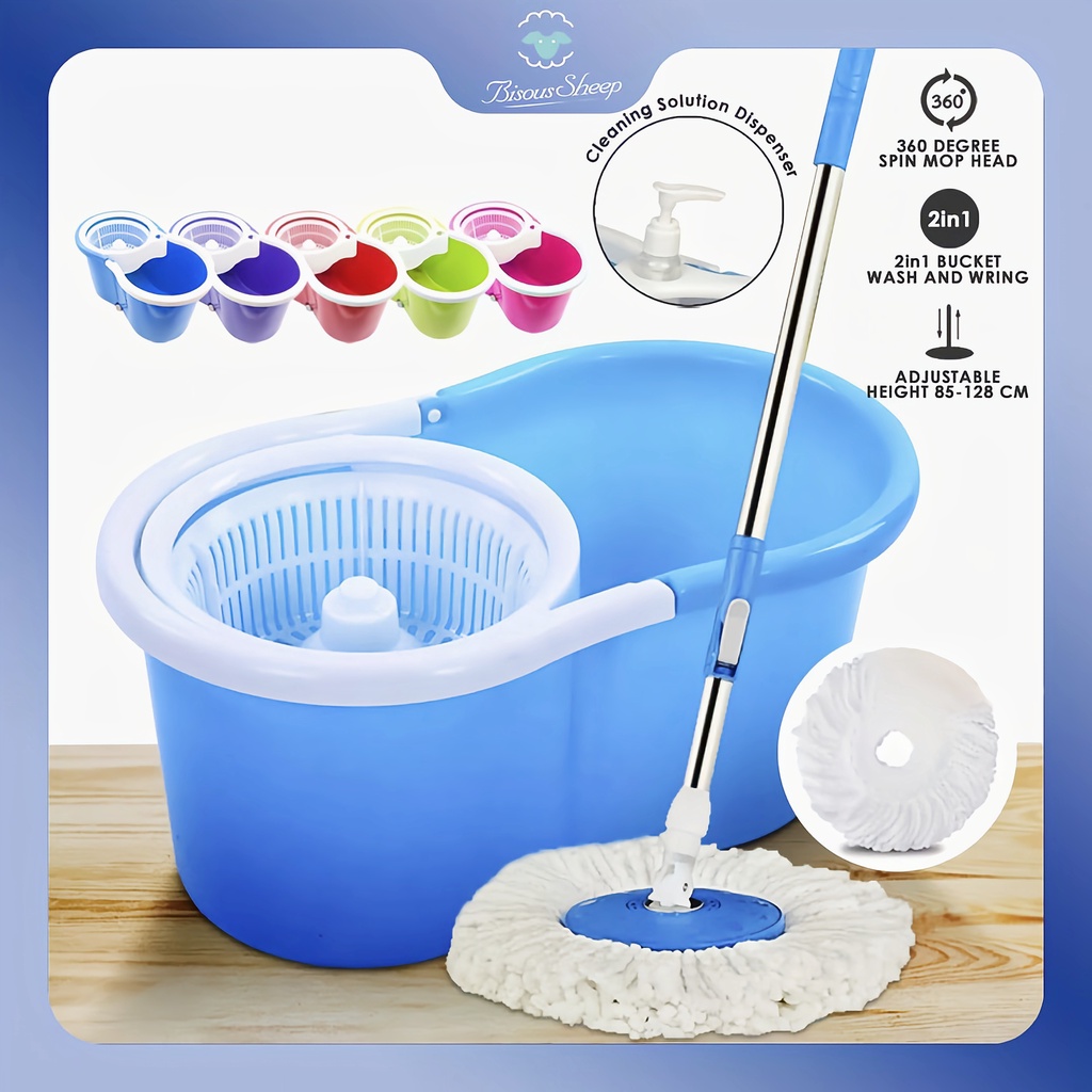 360 mop with spinner and bucket magic spin tornado mop 360 easy ...