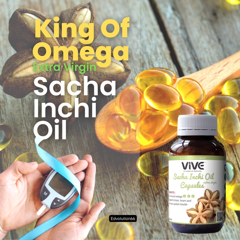 Sacha Inchi Oil 180 CapsulesPure Plant Based Omega 3 6 9 Peru Premium ...