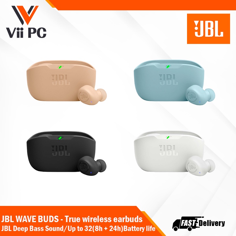 JBL Wave Buds True wireless earbuds | Shopee Singapore