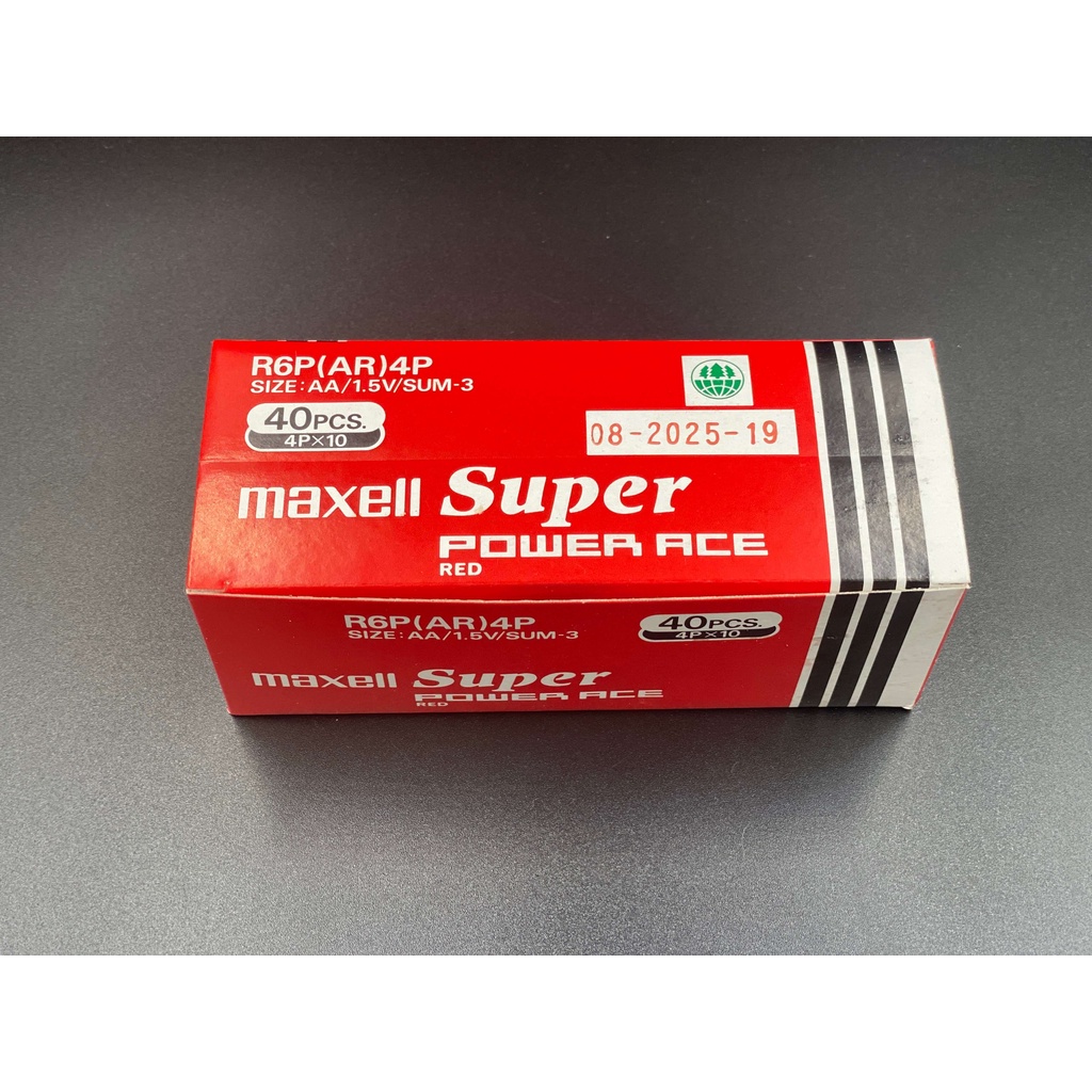 Box of 40pcs Maxell Super Power Ace Super Heavy Duty AAA Battery R03(AB ...