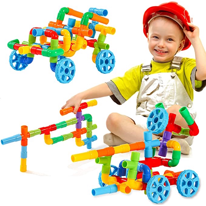 Big Size Pipe Building Toys Early Learning Educational Tubular Pipes ...