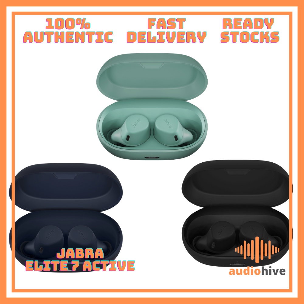 Jabra Elite7 Active True Wireless Bluetooth Earbuds With Noise Cancelling IP57 | Shopee Singapore
