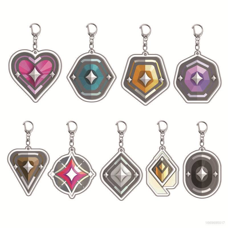 HT3 Game Valorant Cypher Man Keychain Anime Keyring Acrylic Cute Bag ...