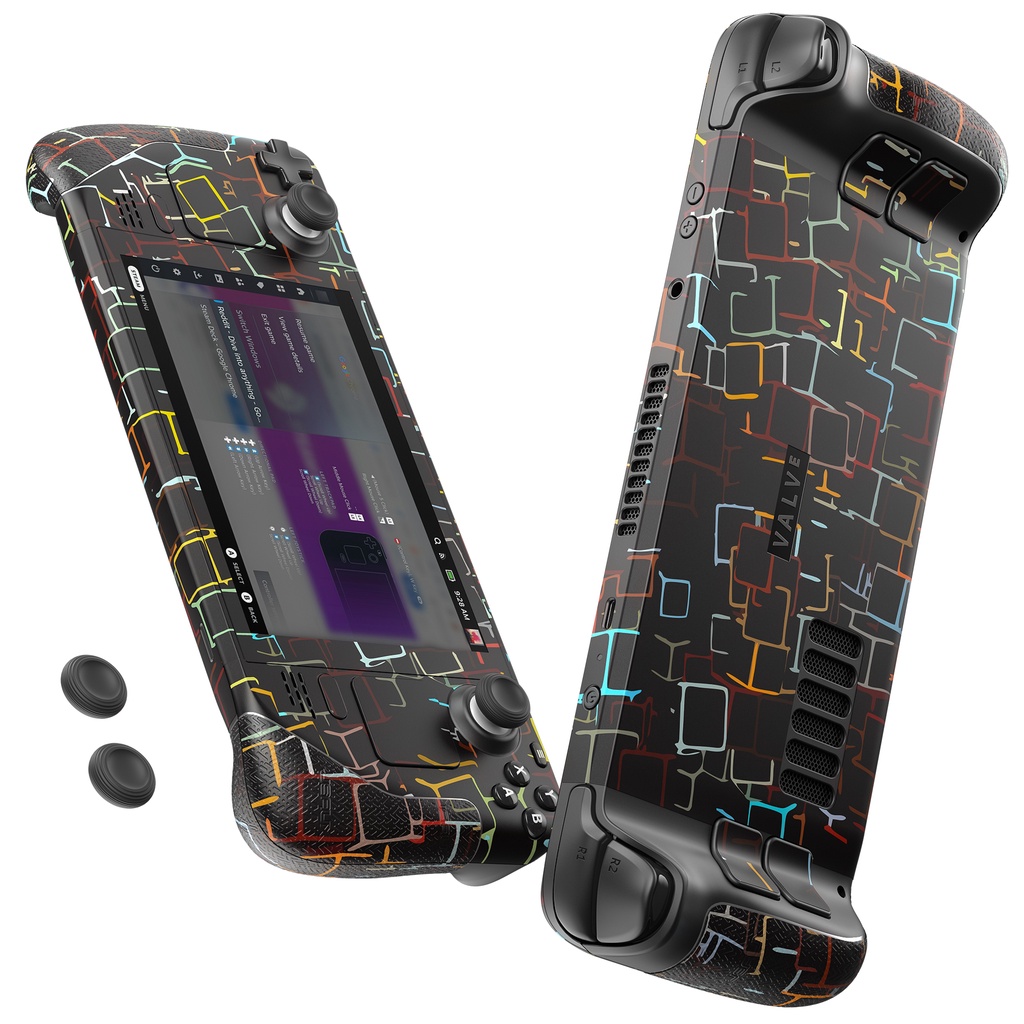 JSAUX Skin Stickers for Steam Deck OLED Vinyl Cover Skins Decal with ...