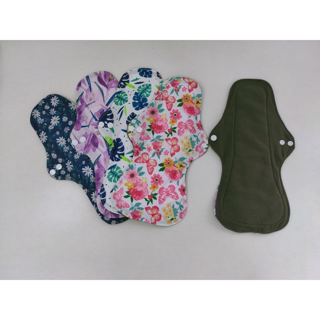 4 Layers Sanitary Woman Bamboo Charcoal Waterproof Washable Napkin ...