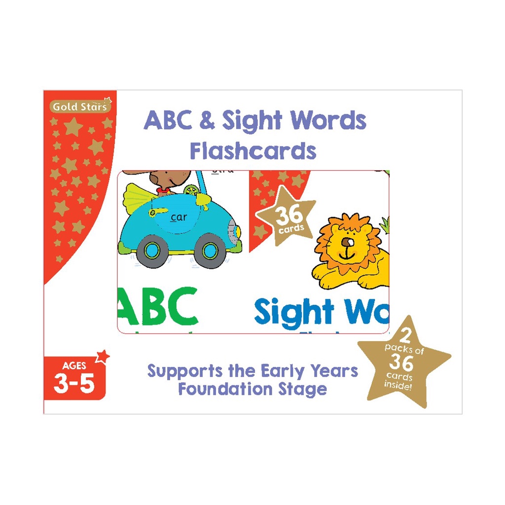 Flashcards ABC & First Words Early Learning Pack of 72 Cards for Kids ...