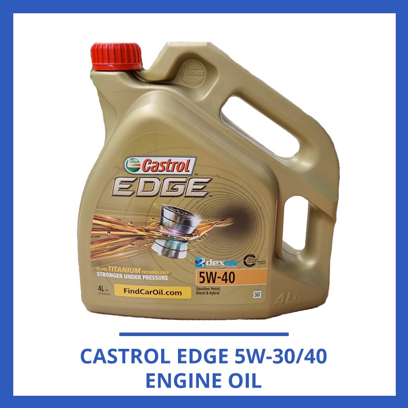 Castrol EDGE 5W-30/40 Engine Oil | Car Lorry Engine Oil 4 Litres ...