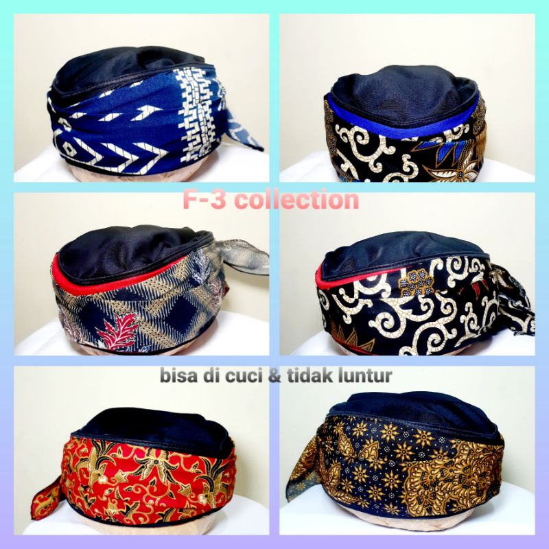 Peci batik Sling santri jogo Java sunda Instant Permanent Traditional ...