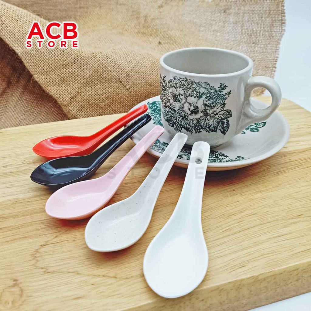 [SG STOCK] Mini Kopitiam Coffee Spoon 6pcs | Dessert Spoon | Teh Spoon ...