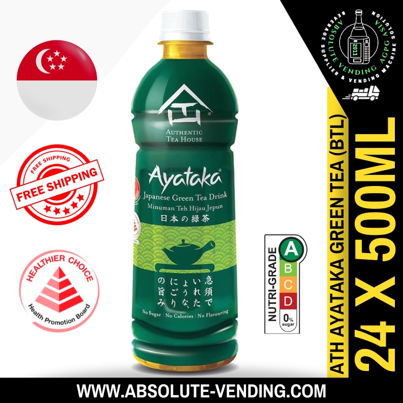 AUTHENTIC TEA HOUSE Ayataka Green Tea 500ML X 24 (BOTTLES) | Shopee ...