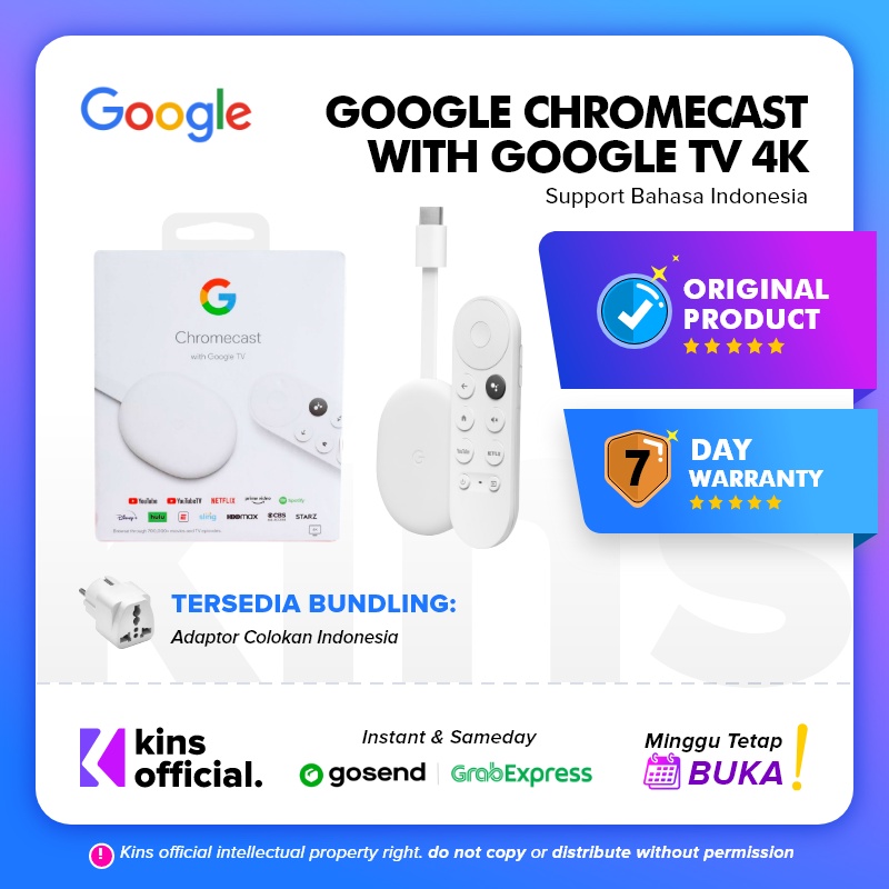 Google Chromecast with Google TV 4K Original / Google Chromecast with ...