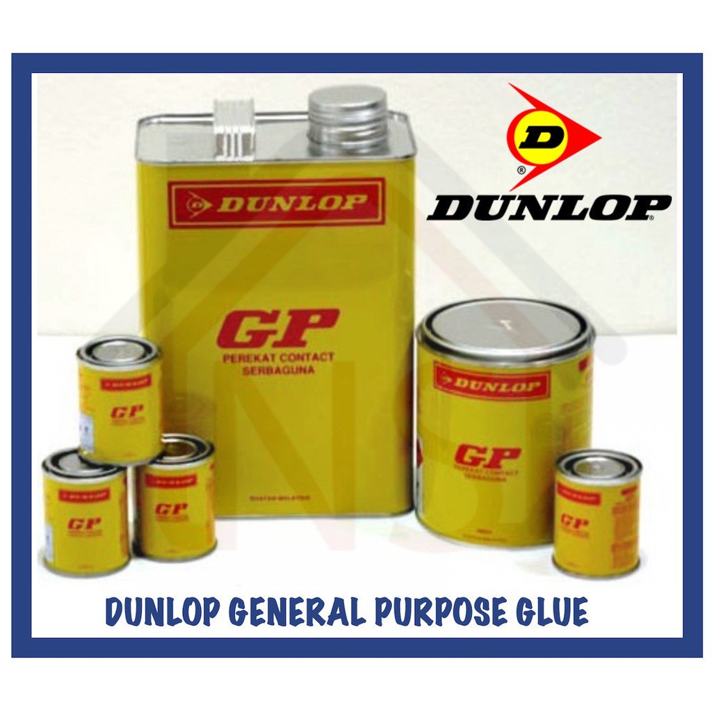 DUNLOP GP General Purpose Glue / Adhesive for Rubber Wood Cork 65ml ...